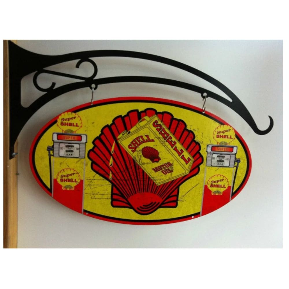 Shell Oval Double Sided Hanging Sign — The Modern Cave Australia