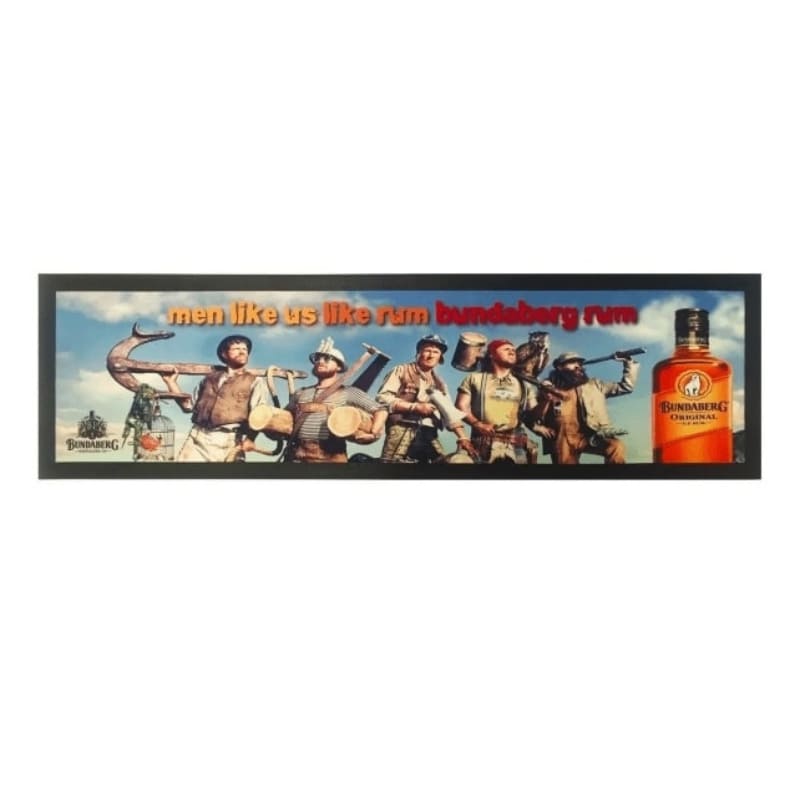 Bundaberg Rum Premium Rubber Backed Bar Runner — The Modern Cave Australia