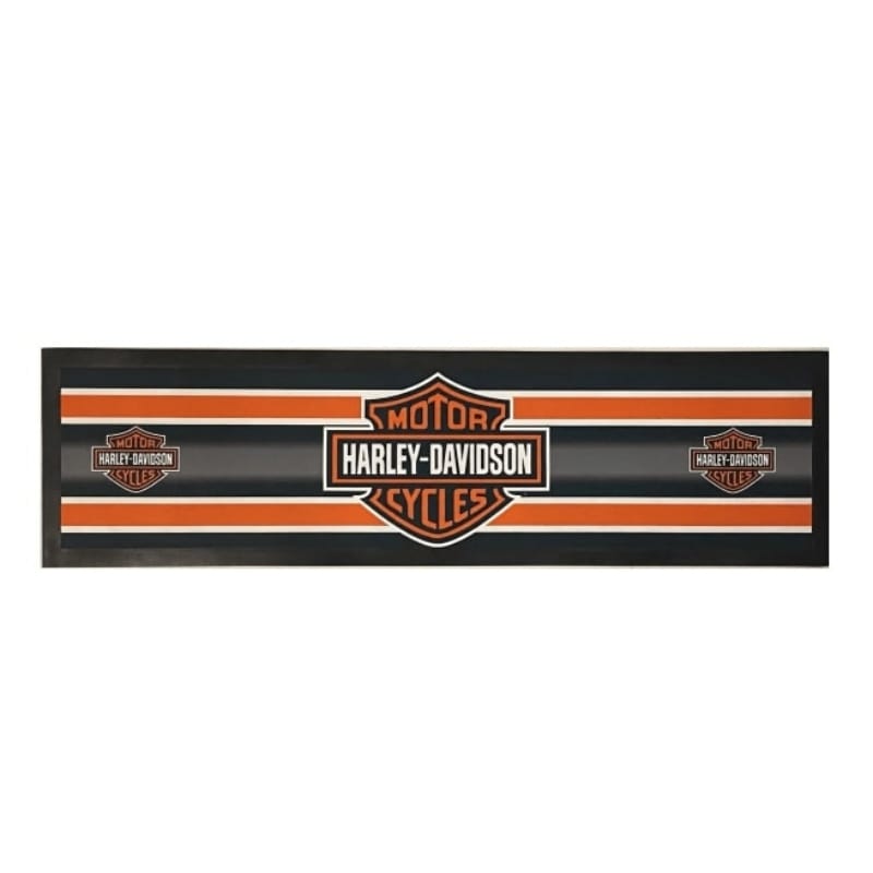 Harley Davidson Rubber Backed Bar Runner — The Modern Cave Australia