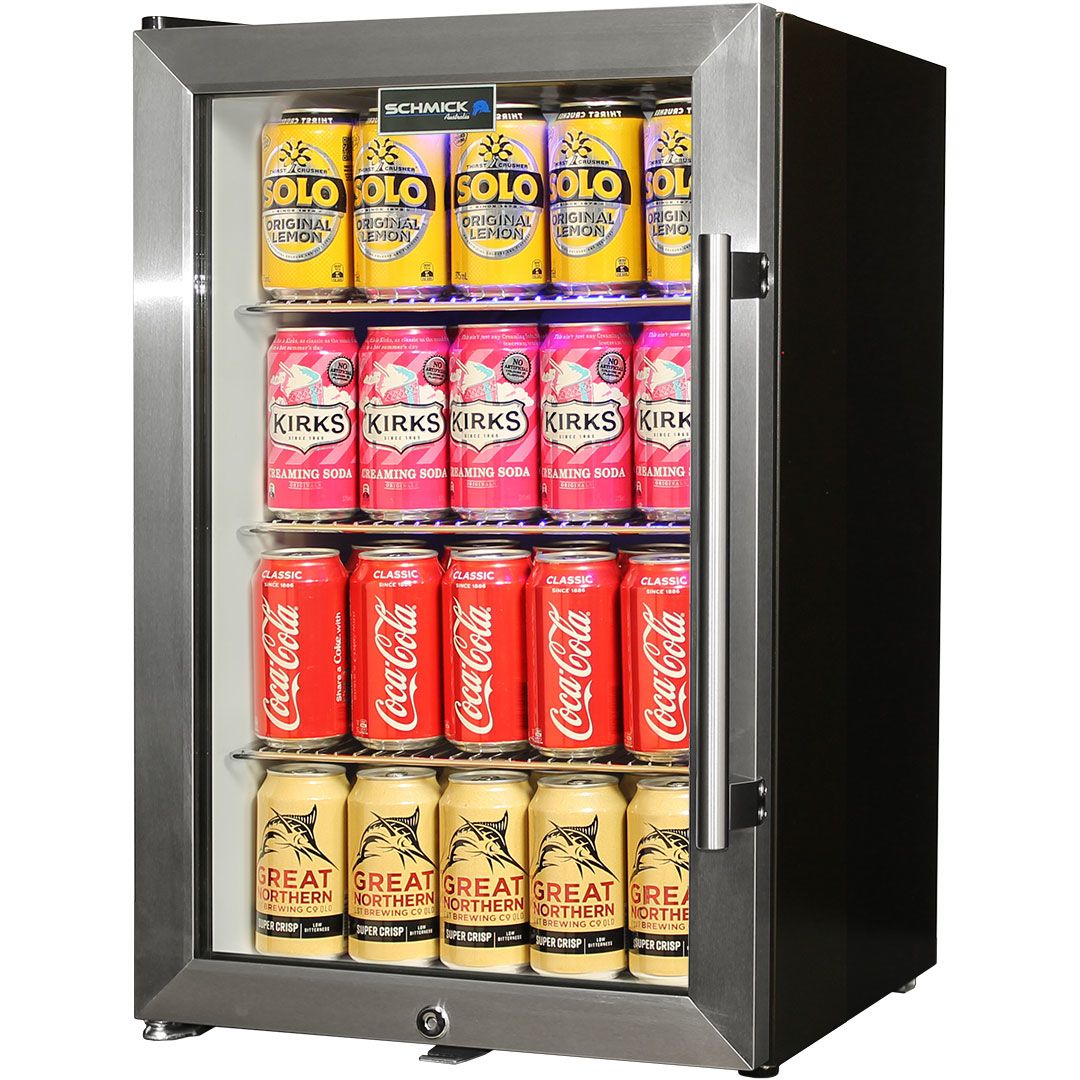Tropical Glass Door Mini Bar Fridge — The Modern Cave Australia